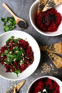 Simple Beetroot Dip 3 Ways - Nirvana Cakery