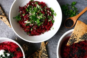 Simple Beetroot Dip 3 Ways - Nirvana Cakery